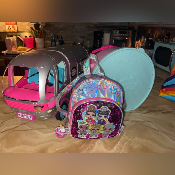 L.O.L. Surprise! | Toys | Lol Lot Camper Backpack Watch Pop It More ...